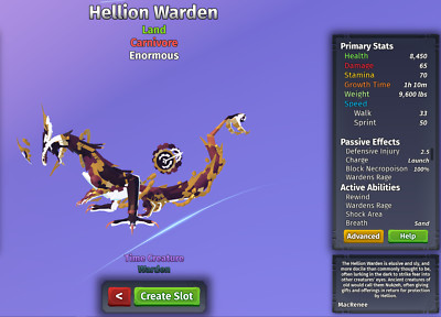 Hellion Warden Species | Creatures of Sonaria | Roblox | eBay
