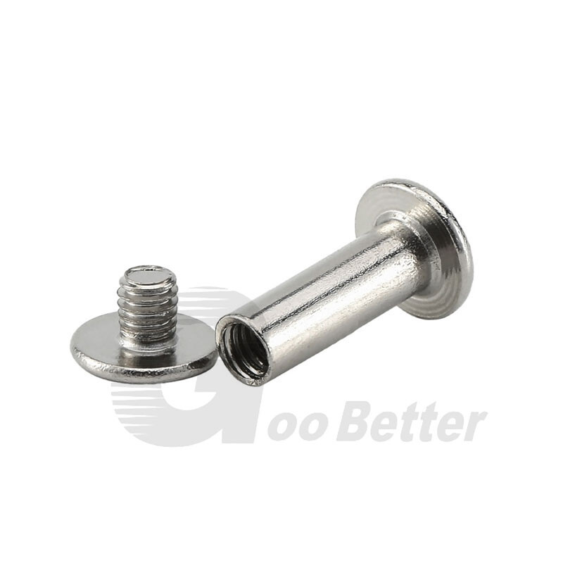 A2 Stainless Chicago Screws Belt Screws Leather Craft Stud Bind Rivet ...