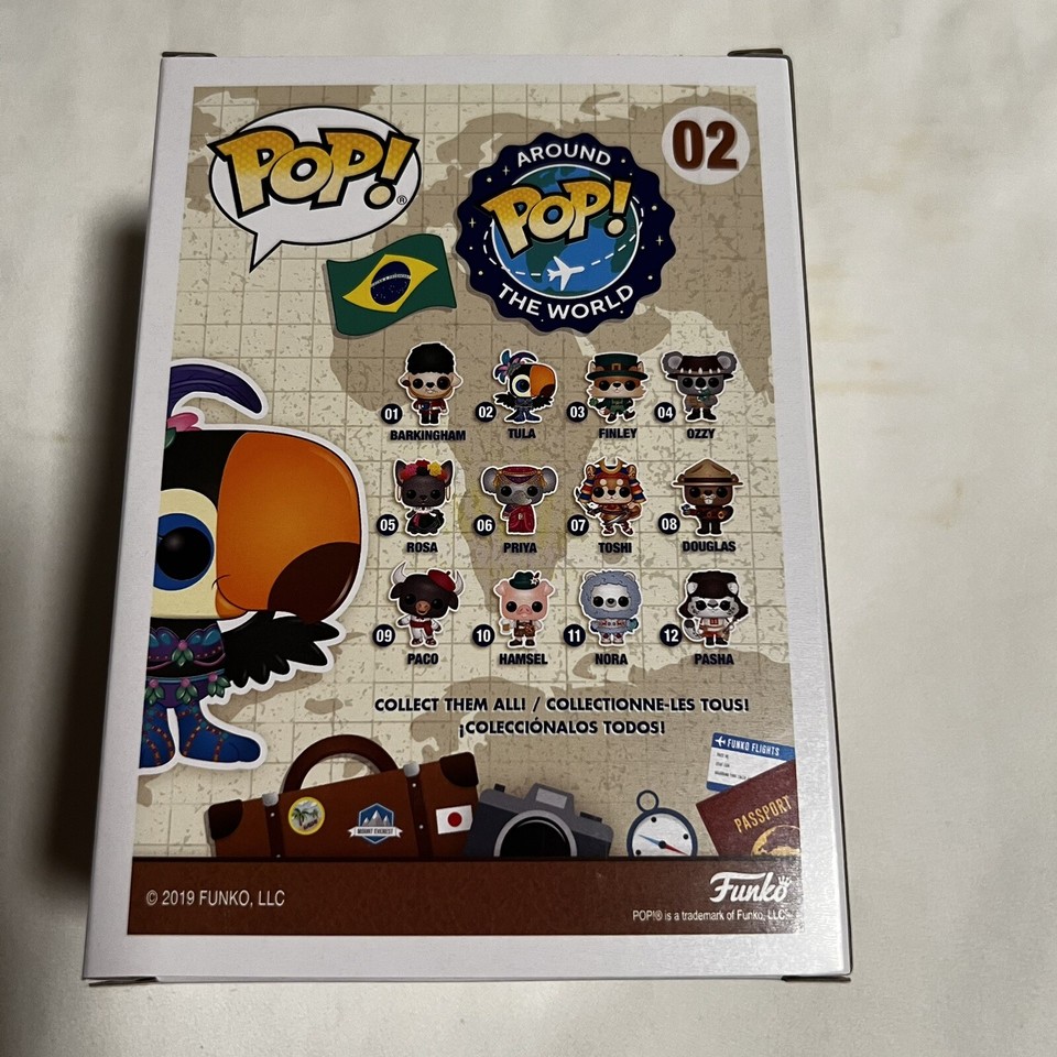 Funko Pop Around the World Brazil Tula 02 Vinyl Figure With Pin NIB | eBay