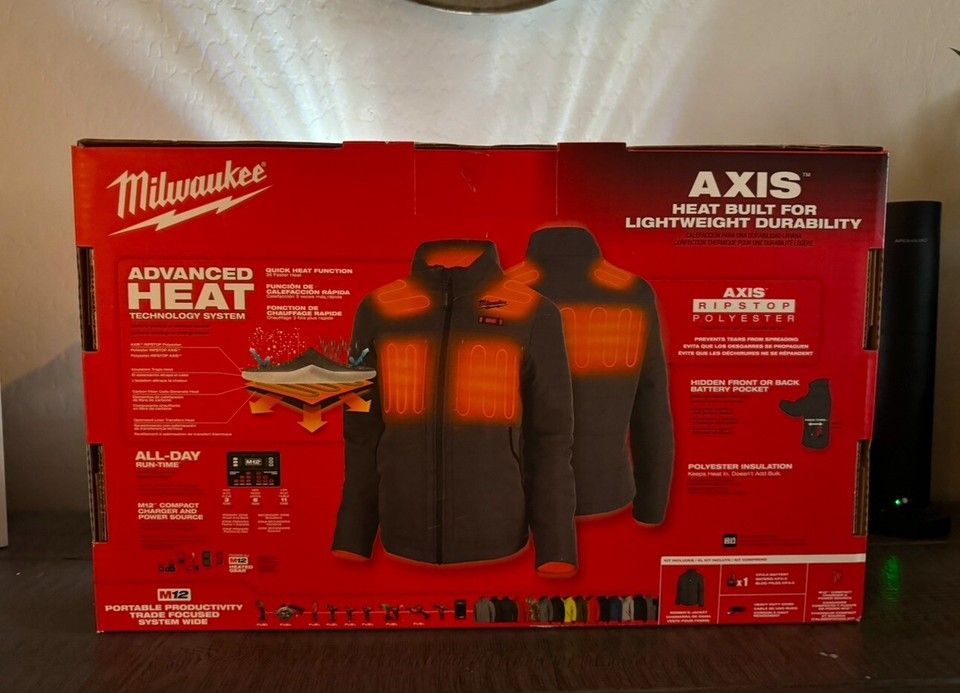 Milwaukee M12 Womens Heated Axis Jacket Kit Gray Medium | eBay