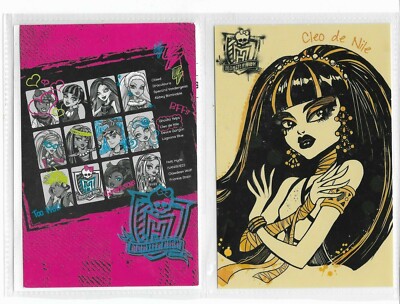 Tarjetas Coleccionables Monster High de Panini año 2011 (ED-934) | eBay
