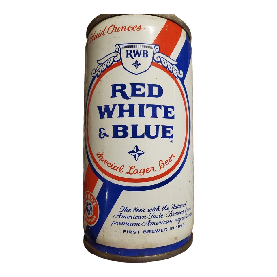 Red, White & Blue Beer 12 Oz Steel Can Empty | eBay