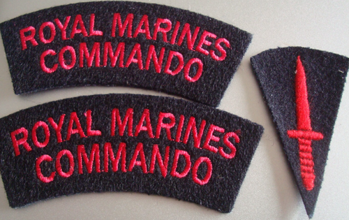 ORIGINAL BRITISH - ROYAL MARINES COMMANDO INSIGNIA PATCHES | eBay