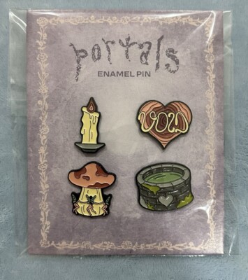 Melanie Martinez Merch Rare Portals Enamel Pin Pack Candle Mushroom ...