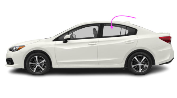 Fit 2012-2016 Subaru Impreza 2015-2021 WRX 4D Sedan Rear Left Door ...