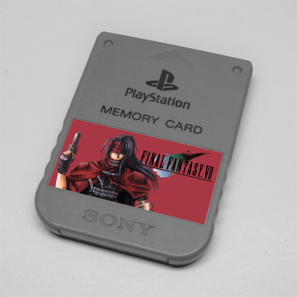 Custom PlayStation 1 (PS1) Memory Card Stickers - Catalog #1 - 250 ...