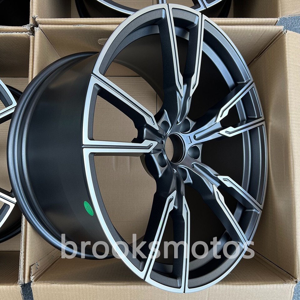 21" NEW SATIN GRAY WHEELS RIMS FIT 2019+ BMW G05 X5 2020+ G06 X6 747 ...