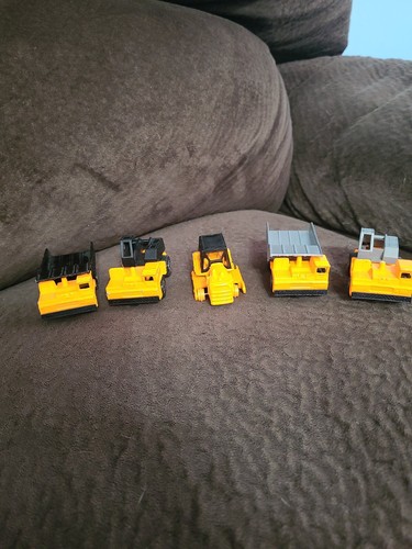 MATCHBOX DUMP TRUCK 1989, CRANE 1984,BULLDOZER 1979- RARE Diecast 1/140 ...