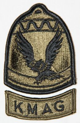 ORIGINAL VIETNAM ERA, KOREA MILITARY ADVISORY GROUP PATCH & KMAG ROCKER ...
