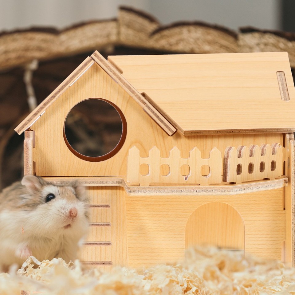 Small Animal Hamster Hideout Hideaway House Animals Gerbil Corner ...