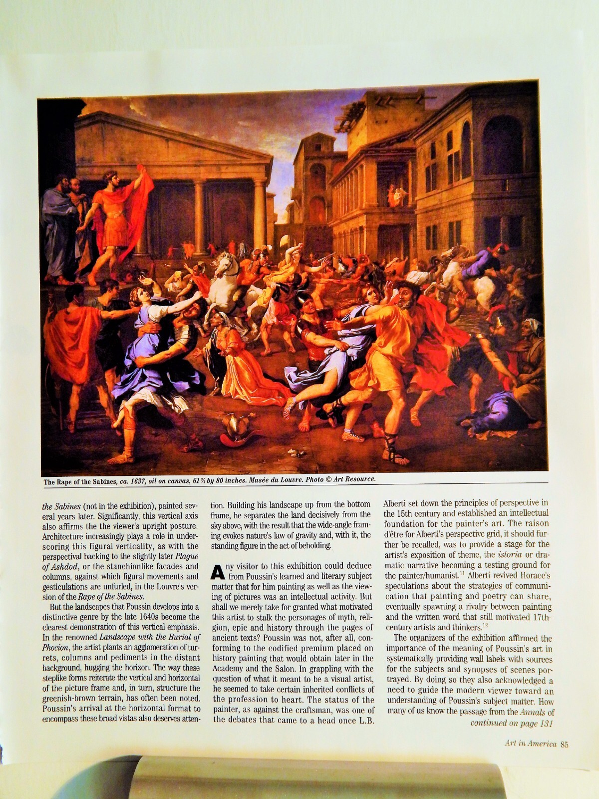 NICOLAS POUSSIN ART PIECE VTG ORIG 1995 ADVERTISEMENT | eBay