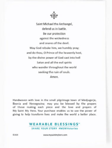 Archangel Michael Blessing of Protection Bracelet for Kids (Tan) | eBay