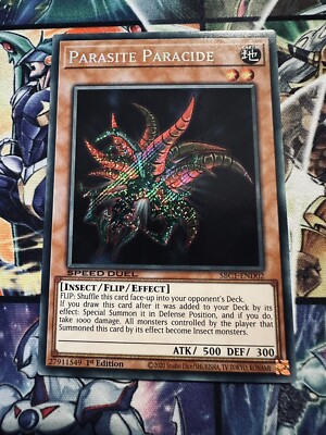 Parasite Paracide - SBC1-END02 - Secret Rare - 1st Edition - Speed Duel ...