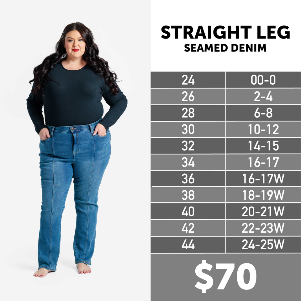 NWT - LuLaRoe - Straight Leg Seamed Denim - Capri Wash - 36 | eBay