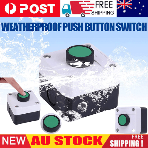 Green Push Button Switch Detachable IP54 Waterproof Control Box For ...