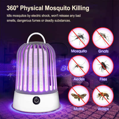 Electric Mosquito Fly Bug Insect Zapper Killer Trap Lamp Stinger Pest ...