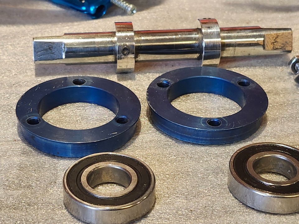 vintage bmx Bullseye ball bracket bottom bracket 💥 hutch redline dg jmc ...
