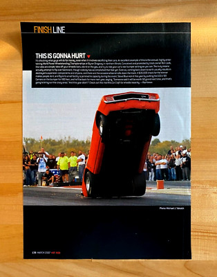 2007 Print Article 1969 Chevrolet Camaro Z28 Wheel Stand Drag Strip ...