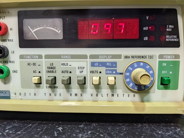 a Functional Fluke 8921A True RMS Voltmeter for sale online | eBay