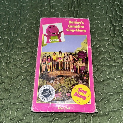 Barneys Campfire Sing-Along VHS 1990 Backyard Gang Award Winner Kids Fun Cartoon | eBay
