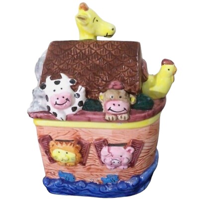 Noah’s Ark Cookie Jar Ceramic Express Productions SS Ark | eBay