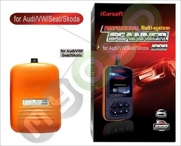ICarsoft Multi-system Scanner I908 For Audi/VW/Seat/Skoda, 47% OFF