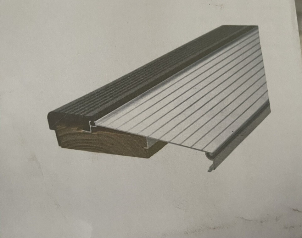 5-5/8 In. X 3 Ft. Silver and Brown Fixed Sill Threshold | Frost King ...