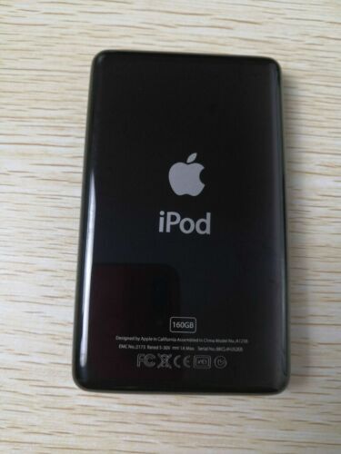 Metal Back Rear Housing Case Cover panel for iPod classic video （black ...