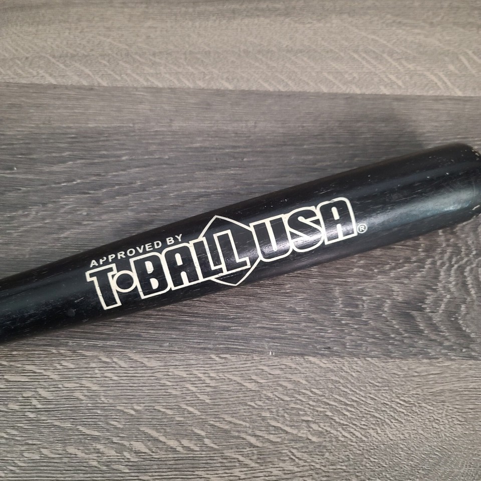 Tee Ball USA Black Wooden Baseball Bat 25" | eBay