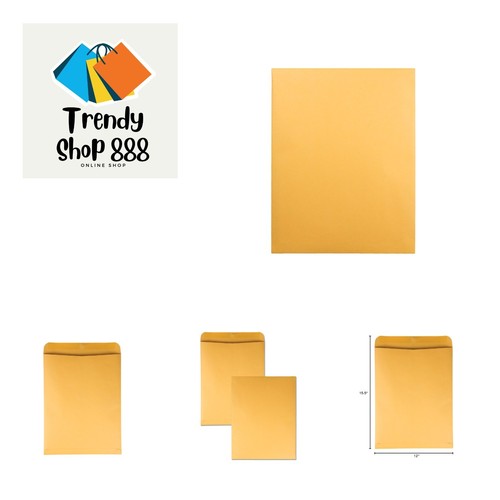 Catalog Mailing Envelopes, 12 x 15-1/2 Envelopes, Gummed, Heavy 28 lb ...