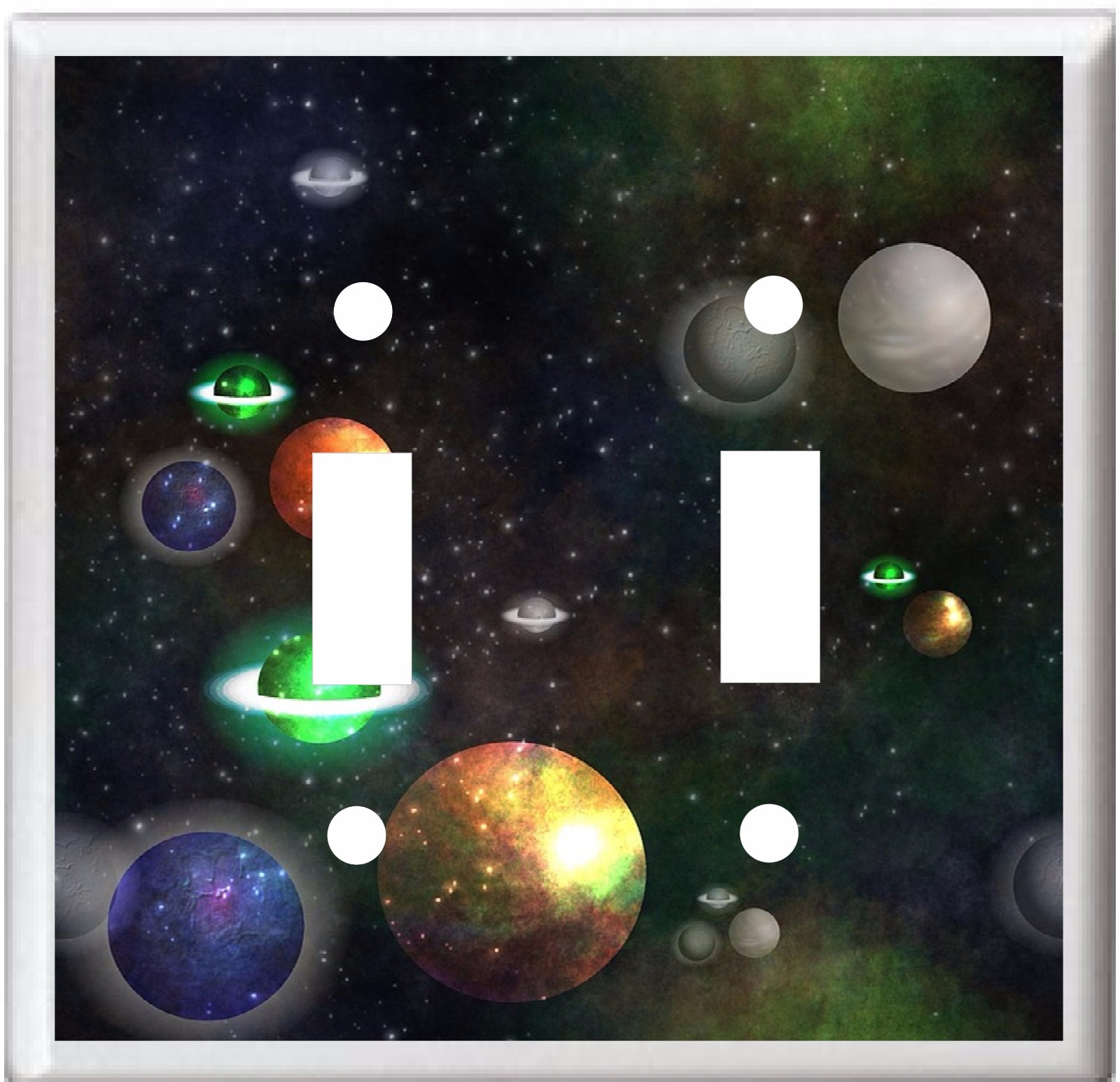 PLANETS SOLAR SYSTEM LIGHT SWITCH COVER PLATE YOU PICK SIZE | eBay
