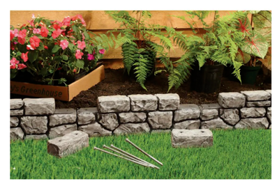 Artificial Rock Border Flower Beds