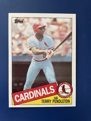 1985 TOPPS CARD #346 Terry Pendleton ROOKIE CARD St. Louis Cardinals | eBay