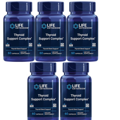 Thyroid Support Complex 5X60 caps Life Extension - Guggul/Ashwagandha/Tyrosine | eBay