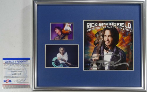 SIGNED RICK SPRINGFIELD AUTOGRAPHED CD DISPLAY CERTIFIED AUTHENTIC PSA ...