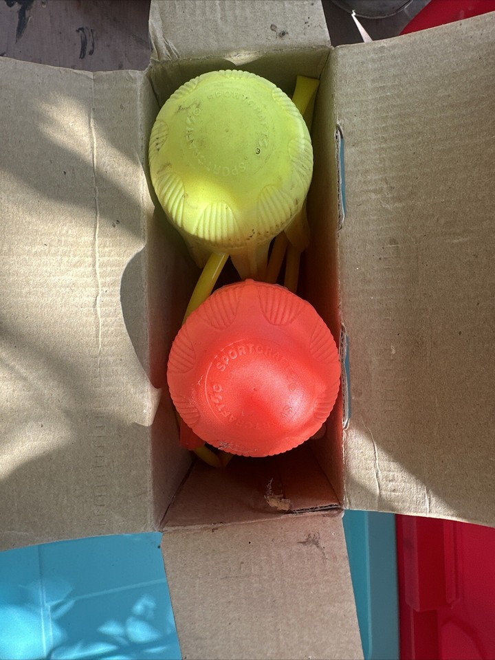 Vintage Sportcraft Lawn Toss Game 11043 Plastic Darts Open Box Complete ...