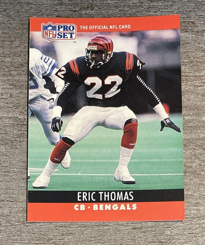 Eric Thomas 1990 Pro Set Bengals #65 *E807* | eBay