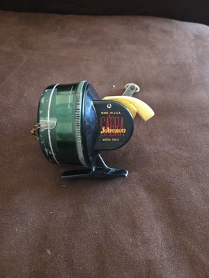 Vintage Johnson Model 130-A Sabra Fishing Reel (WORKS) Spinning Reel ...