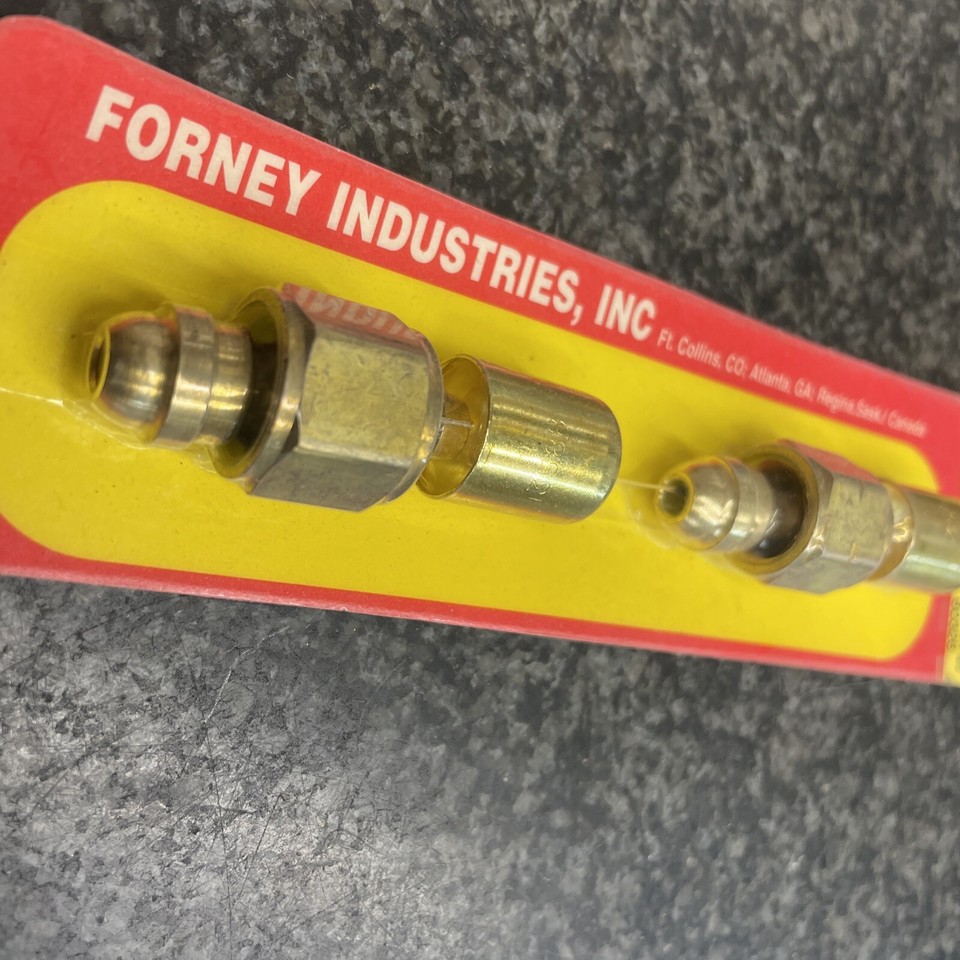 Forney 60326 Oxy/Acetylene Repair Kit For 1/4” B Hose, Nuts Nipples ...