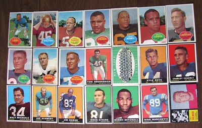 1960-1962 Topps Football Card Lot of 21 w/Stars HOF Vg/Ex | eBay