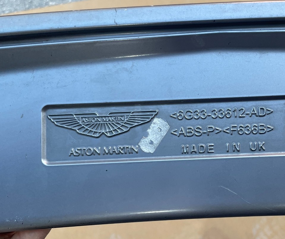 ASTON MARTIN VANTAGE V8 DIFFUSER REAR 2006 2007 2008 2009 2010 6G33 ...