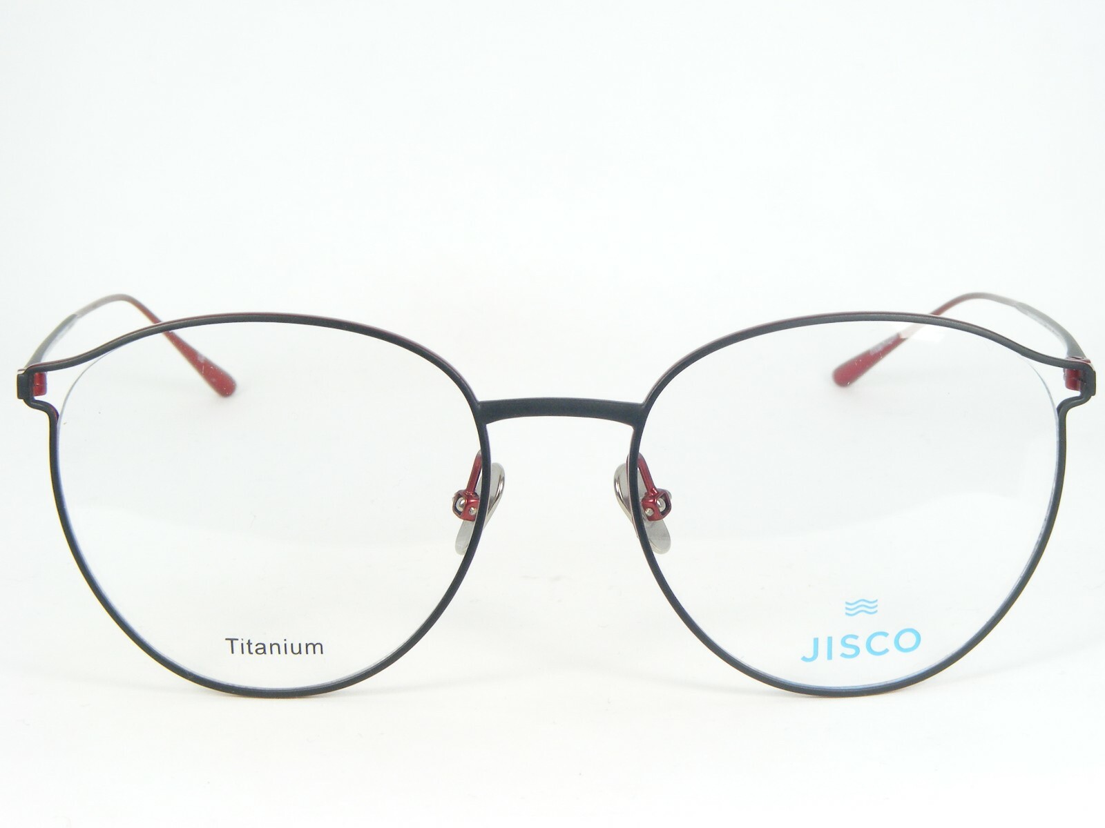 JISCO EOLO RD RED /BLACK EYEGLASSES GLASSES TITANIUM FRAME 52-17-140mm ...