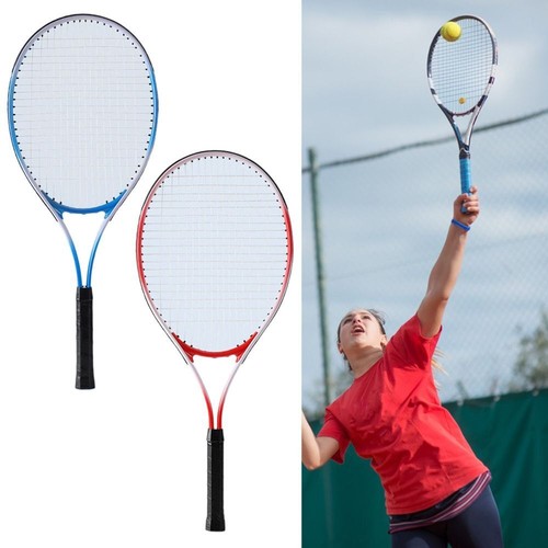 Red Blue Beginner Racquet Training Tennis Racquet Indoor Outdoor | eBay ...