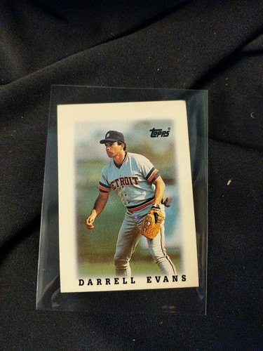 DARRELL EVANS * MINI #10 DETROIT TIGERS * 1988 TOPPS MINI LEADERS ...