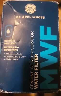 GE MWF Genuine Water Filter Removes 99% Lead NSF Approved, NEW SEALED ...