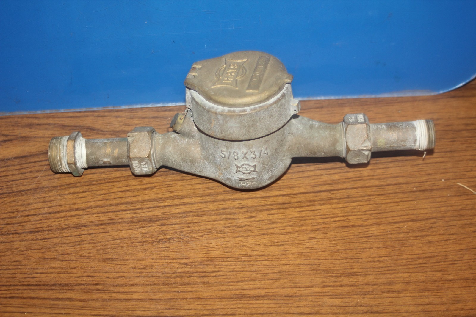 Hays 2002 Brass Water Flow Meter 5/8" x 3/4" | eBay