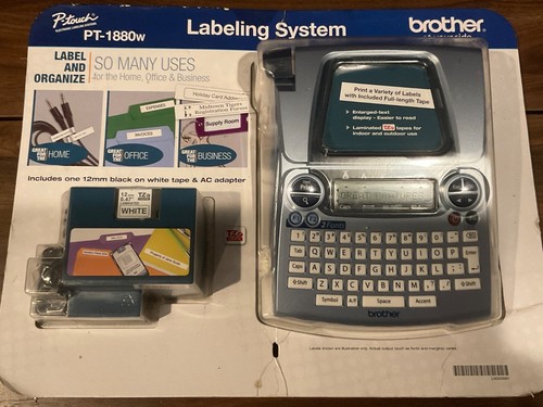 Brother P-Touch PT-1880W Electronic Labeling System New In Package ...