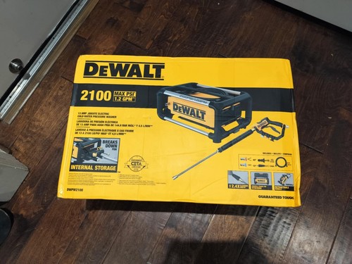 DeWALT DWPW2100 2,100 PSI Electric Cold Water Pressure Washer for sale ...