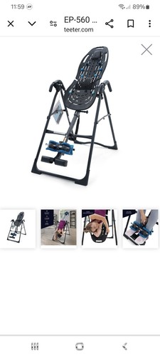 Teeter Hang UPS EP-560 Inversion Table With Back Pain Relief Kit | eBay
