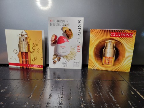 Clarins Double Serum Sample Pack Card 3666057073717| eBay